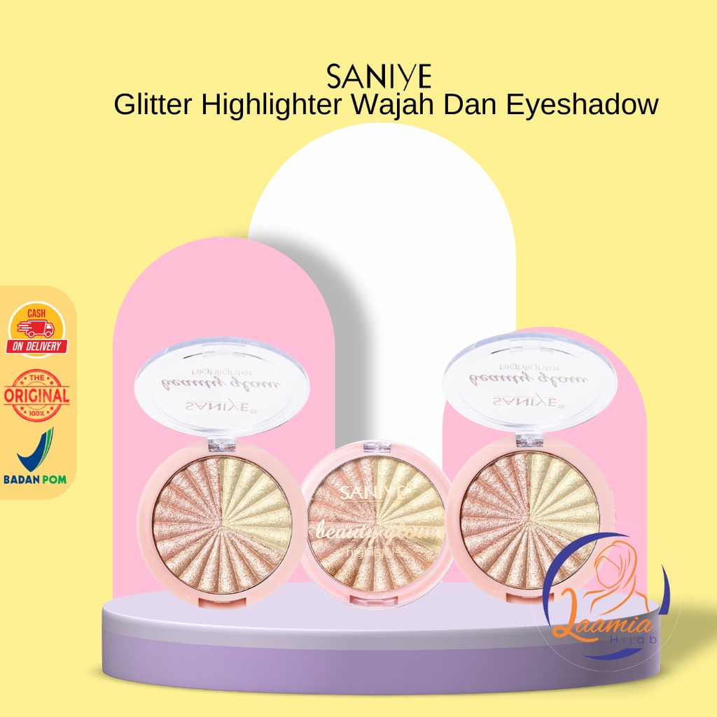 Jual Najmia 2 - Saniye Glitter Highlighter Wajah Dan Eyeshadow ...
