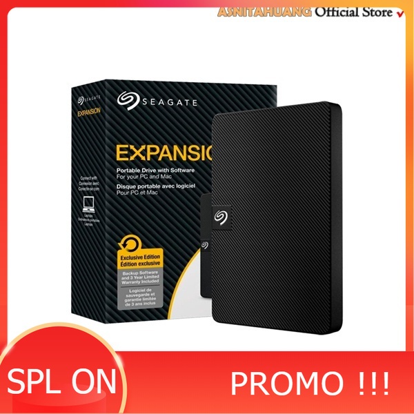Jual Seagate Expansion 2TB New HDD Harddisk External 2.5" Support ...