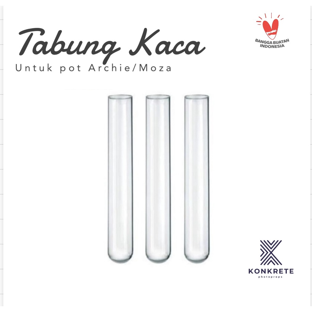 Jual Tabung Kaca 16x150 mm Vas Hidroponik Archie - Test Tube Tabung ...