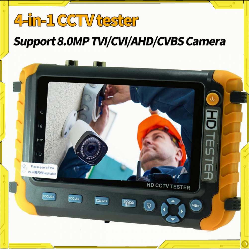 Jual CCTV Tester 8mp Support AHD CVI TVI CVBS with HDMI VGA Input ...