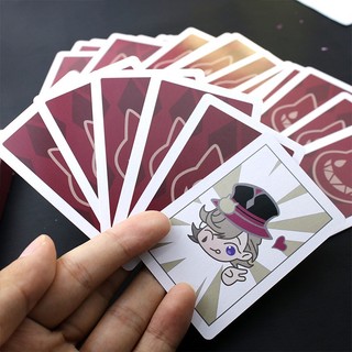 Jual Kartu Remi genshin impact Lyney Cards Magic Genshin Impact Cosplay ...