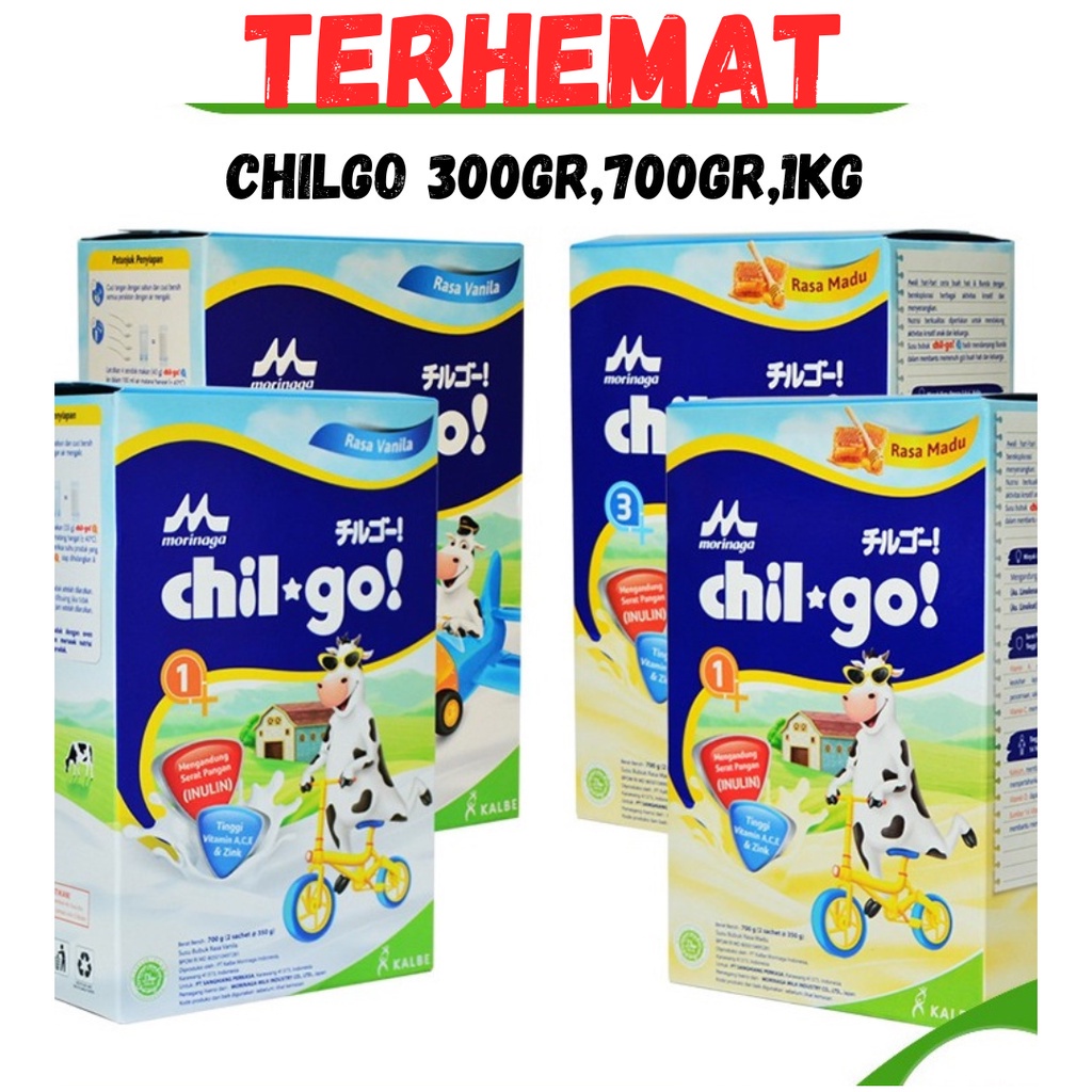 Jual COD Chil Go Powder 700gr/1000gr vanila madu 1+ 3+ termurah ...