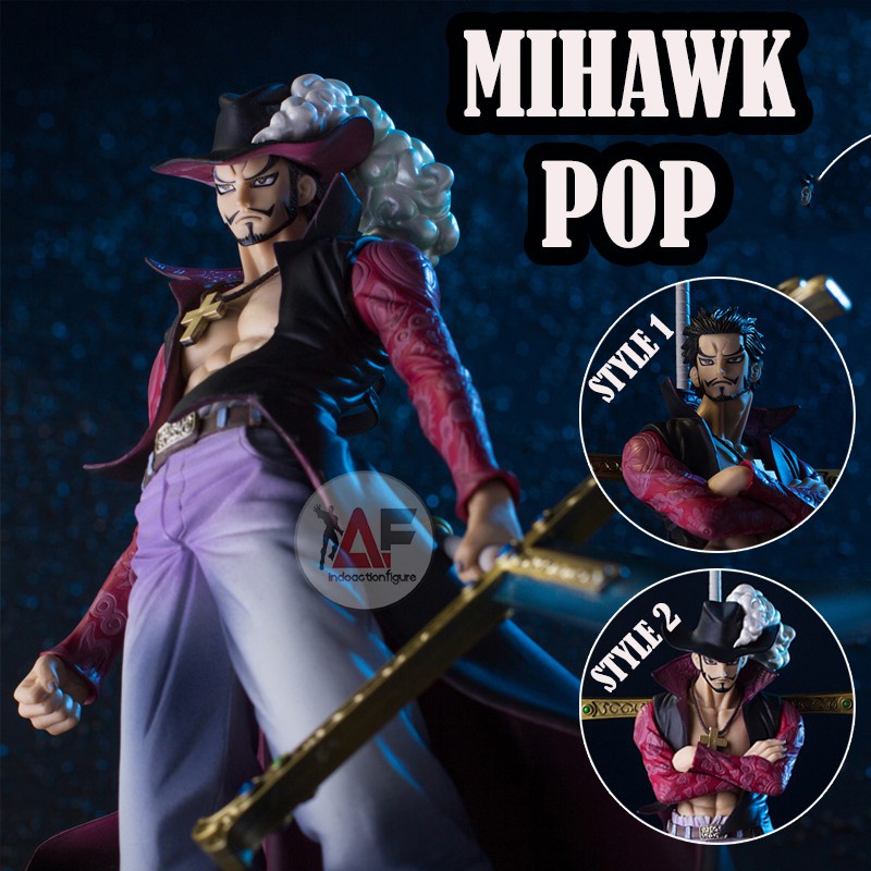 Jual Action figure One Piece Dracule Mihawk POP DX Portrait of Pirates ...