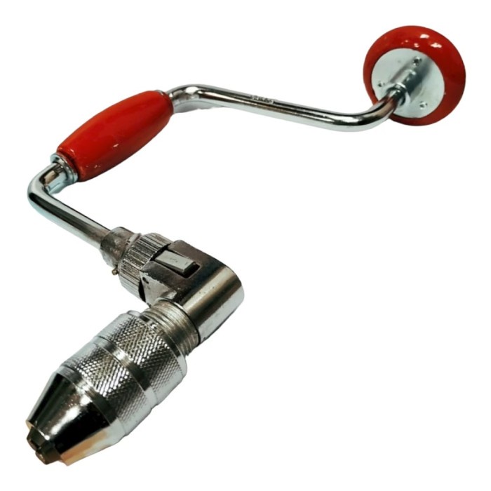 Jual Bor Tangan Manual Kayu Model Engkol Dada Bit Brace Gagang Besi ...