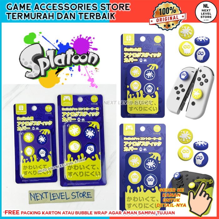 Jual IINE Analog Caps Thumb Grip Splatoon Nintendo Switch Joy-con ...