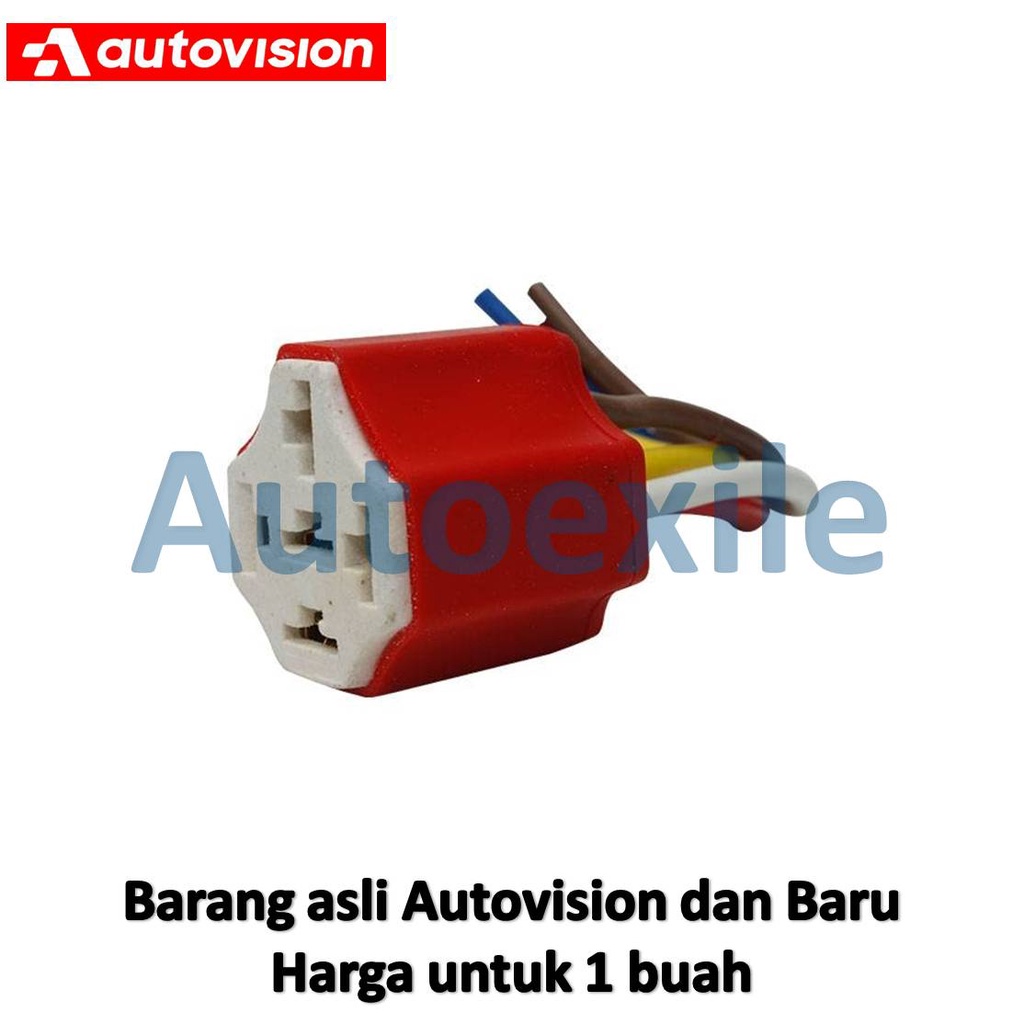 Jual Autovision Socket Ceramic Relay dengan Kabel Original Soket Betina ...