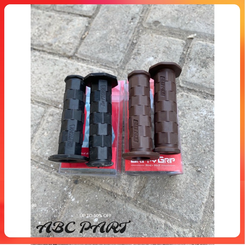 Jual Hangrip hanfrat motor daytona kotak hitam coklat | Shopee Indonesia