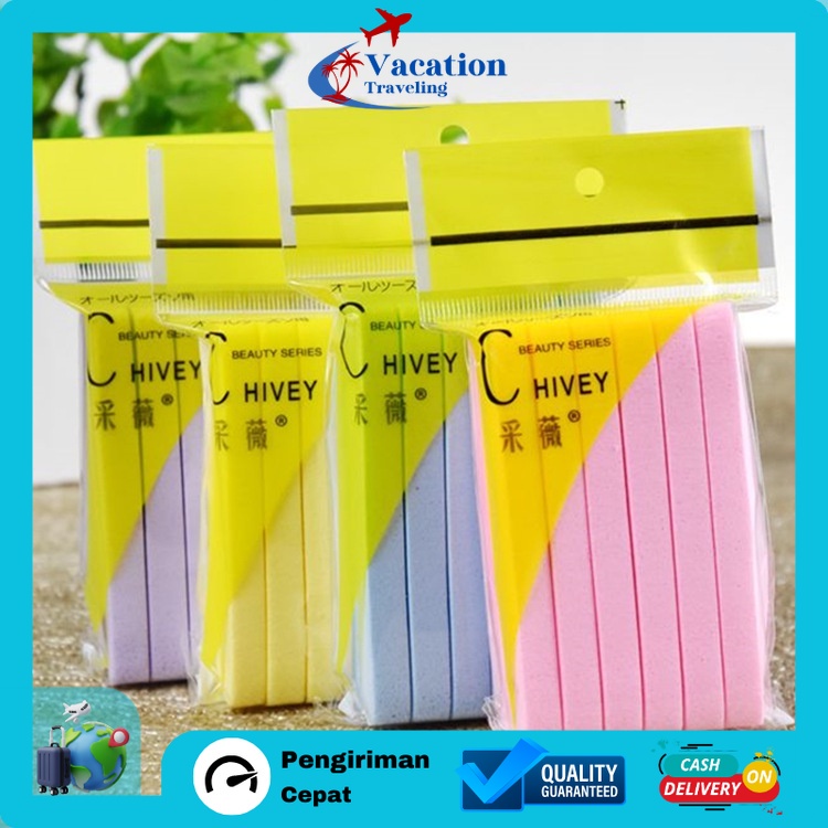 Jual VT - SPONS KENTANG FACIAL SET 12PCS / SPONGE PEMBERSIH MUKA FACIAL ...