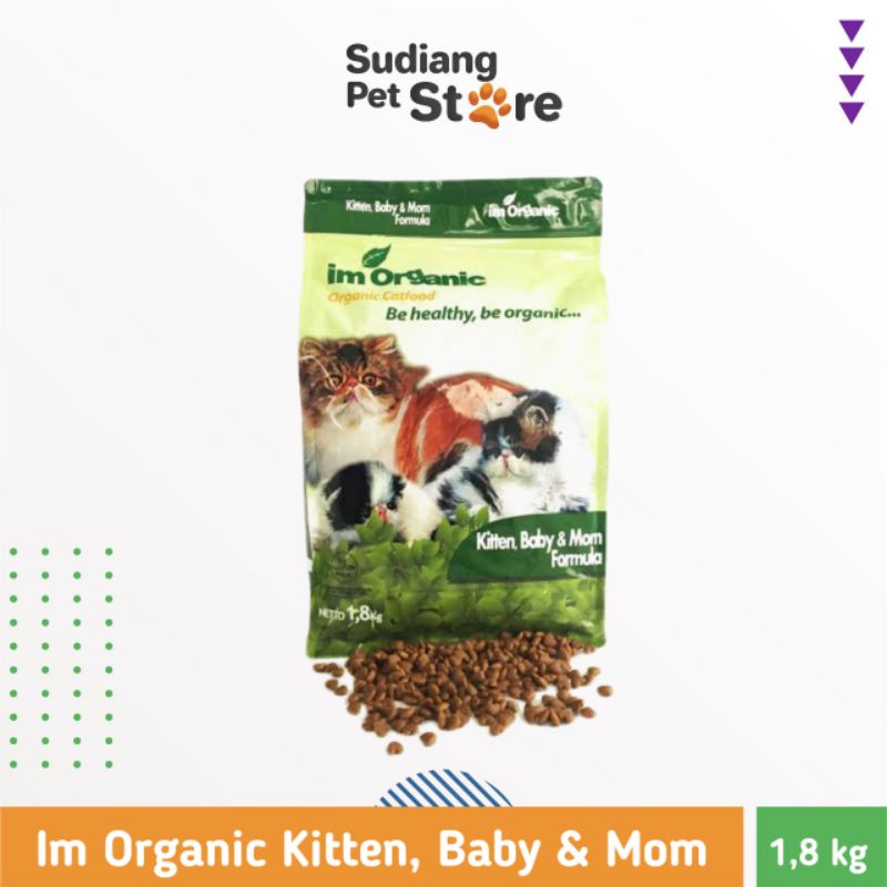 Jual Makanan Kering Anak Kucing IMO Im Organic Kitten Baby And Mom Cat ...