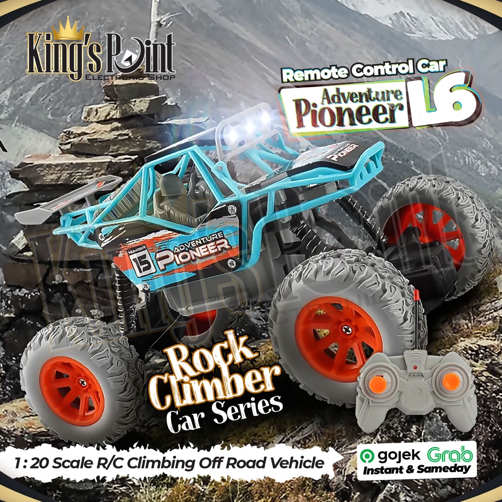 Jual Mobil RC REMOTE CONTROL L6 Rock Climber Truck L6 1:20 OFFROAD ...