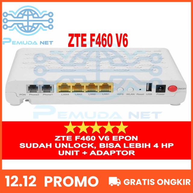 Jual F460 V6 EPON ONU ONT Firmware Biru Unit only Support Bridge Wifi Wireless Internal | Shopee ...