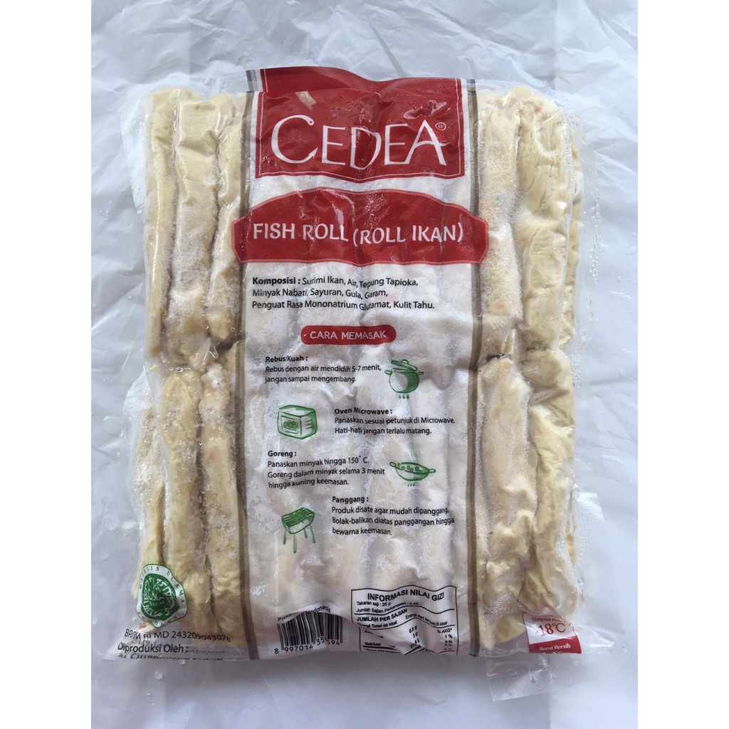 Jual Cedea Fish Roll 1 kg I FROZEN FOOD CADEA | Shopee Indonesia