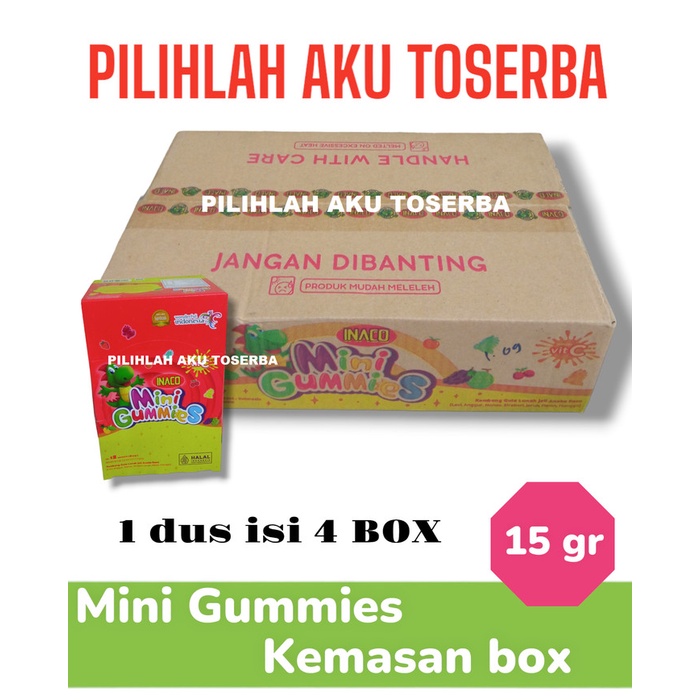 Jual Inaco MINI GUMMIES Box - ( HARGA 1 DUS ) | Shopee Indonesia