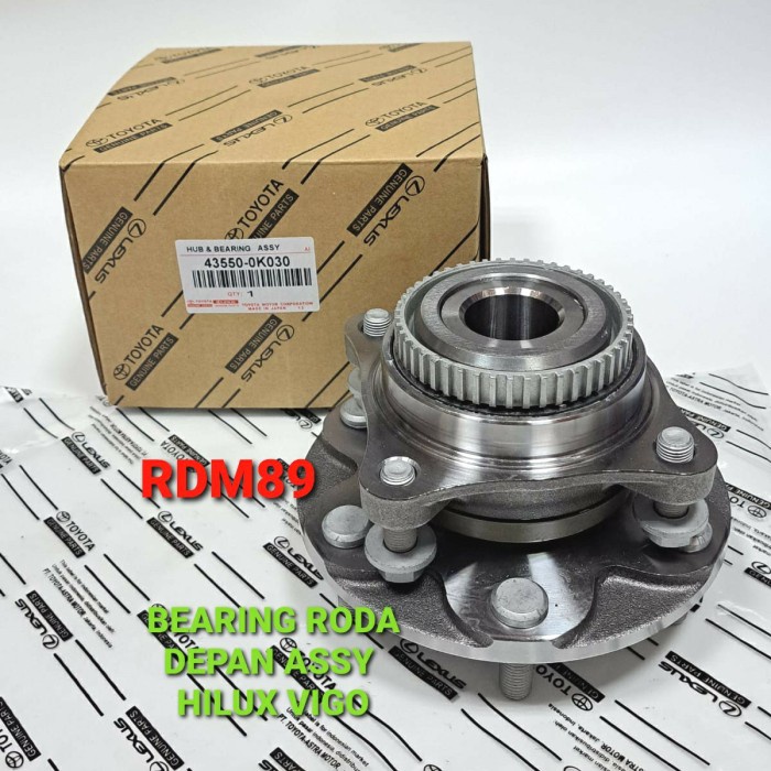 Jual BEARING HUB RODA DEPAN HILUX VIGO FORTUNER DIESEL 43550-0K030 ...
