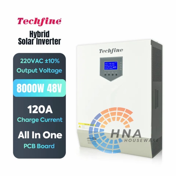 Jual Techfine Inverter Hybrid Low Frequency 10Kva 8000Watt 48V MPPT ...