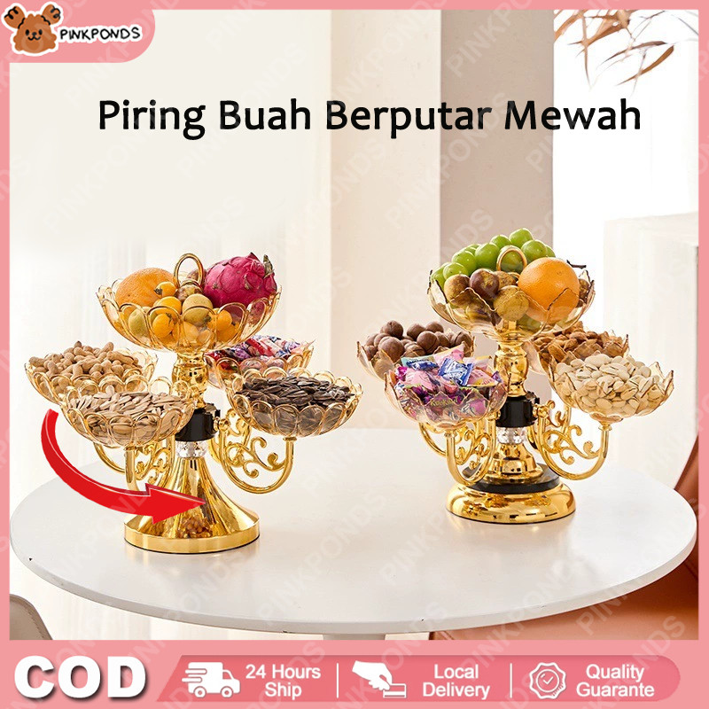 Jual Piring Buah Berputar Piring Buah Multi-lapis Piring Buah Rumah ...