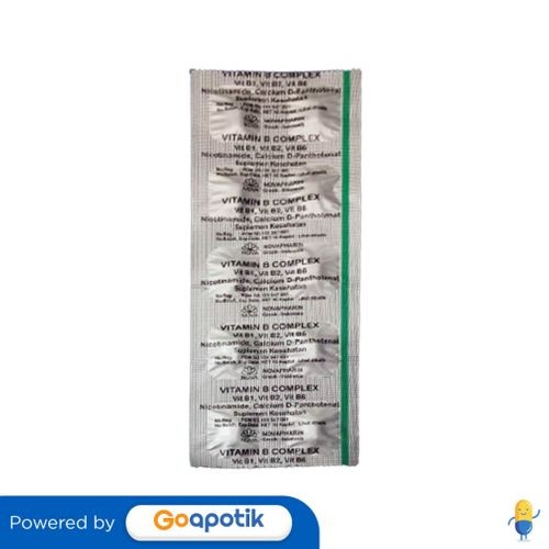 Jual Vitamin B Complex Novapharin Strip 10 Kaplet | Shopee Indonesia