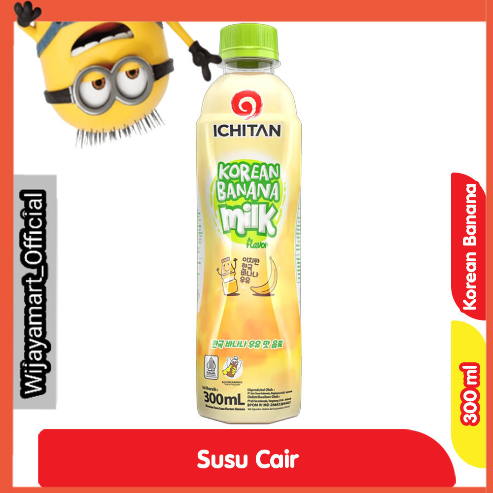 Jual Ichitan Susu Cair Pisang Korea 300 ml | Shopee Indonesia