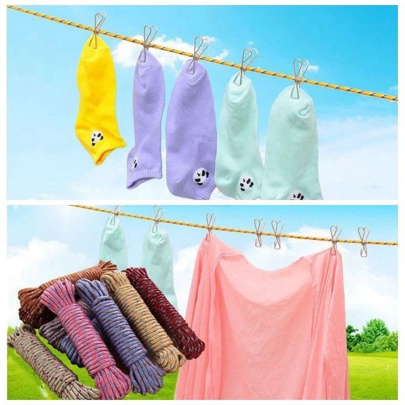 Jual Tali Nilon Nylon Jemuran Baju Pakaian 10 Meter Tali Jemuran Baju ...