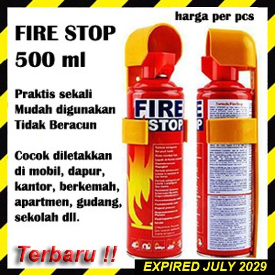Jual Fire Stop Extinguisher Racun Pemadam Api Portable Mobil | Shopee ...