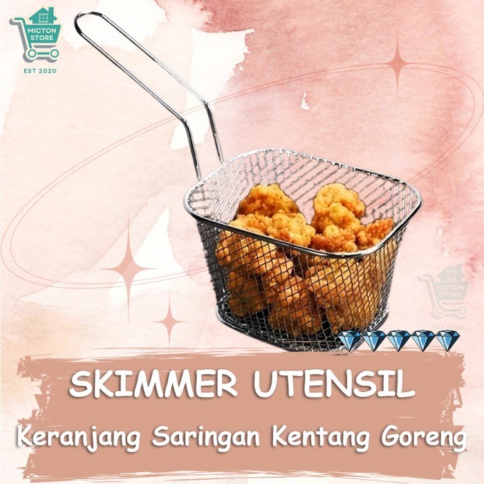 Jual BUNTON Keranjang Saringan Skimmer Utensil SILVER Tahan Lama dengan ...