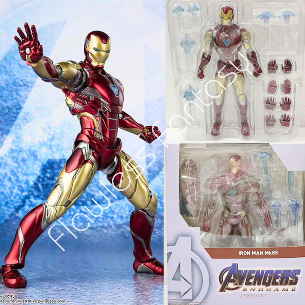 Jual S.H.Figuarts SHF Marvel Ironman Iron Man Mark 85 MK 85 Invinity War Avengers Endgame Action ...