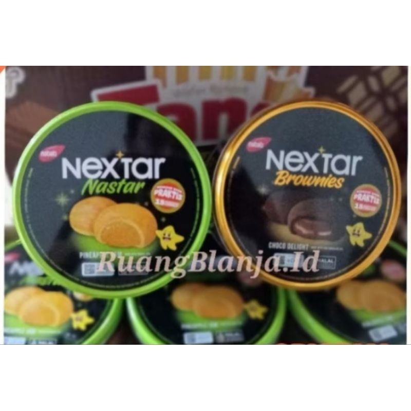 Jual OKHISHOP - IND - Nabati Nextar kaleng 160gr biskuit cookies Nastar ...