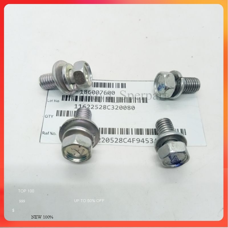 Jual BAUT 12 M8×16 DABEL RING BAUT JOK BAUT BAUT STEP LOGO 7 UNIVERSAL ...