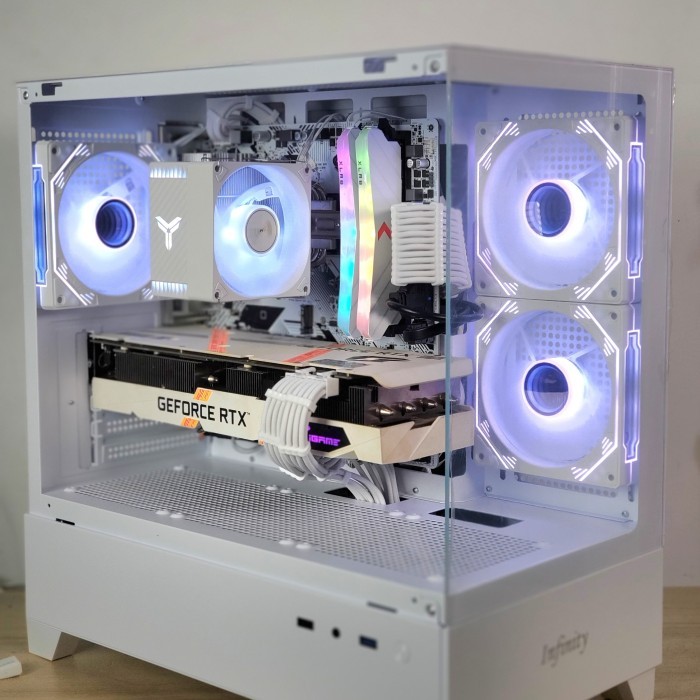 Jual PC Gaming White Build RTX 3060 TI | Shopee Indonesia