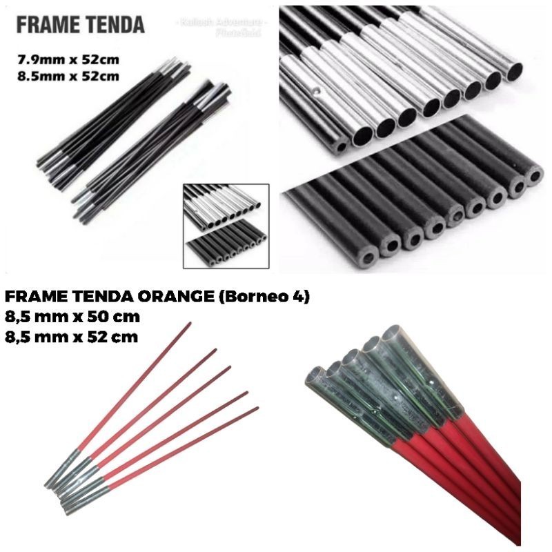 Jual Frame Tenda Bahan Fiber Satuan - Universal Frame | Shopee Indonesia