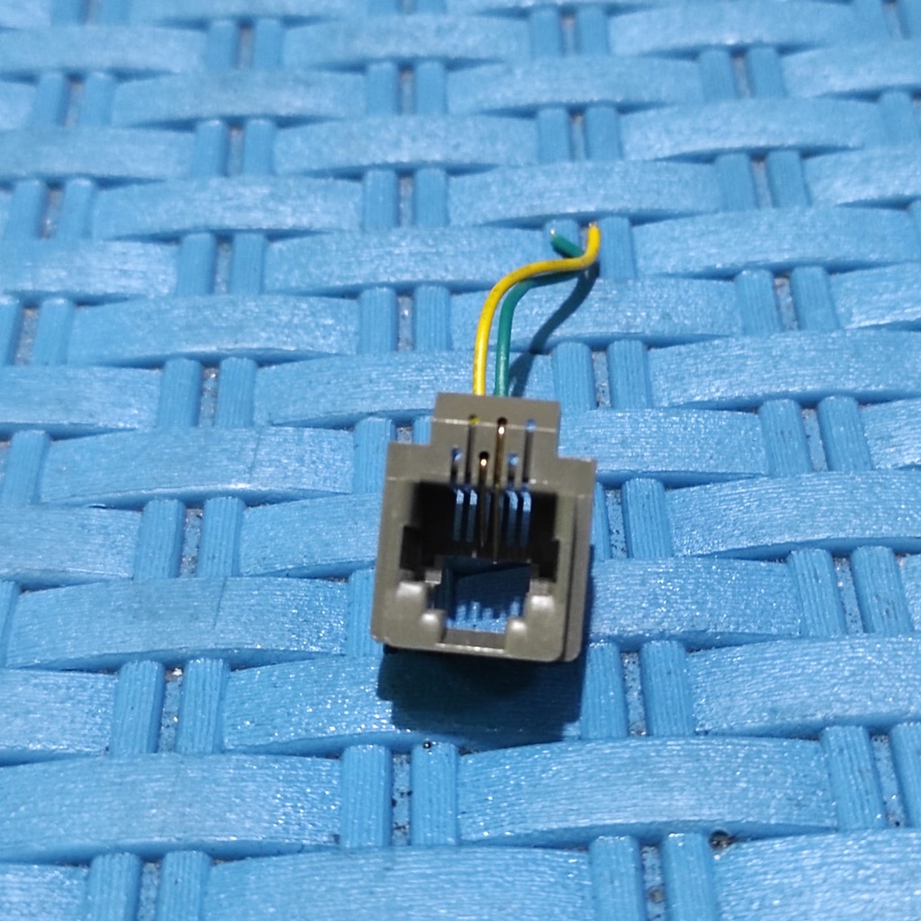 Jual SOCKET RJ12 LINE PANASONIC KX-TS 505MX TELEPON TELPON 505 MX BARU ...