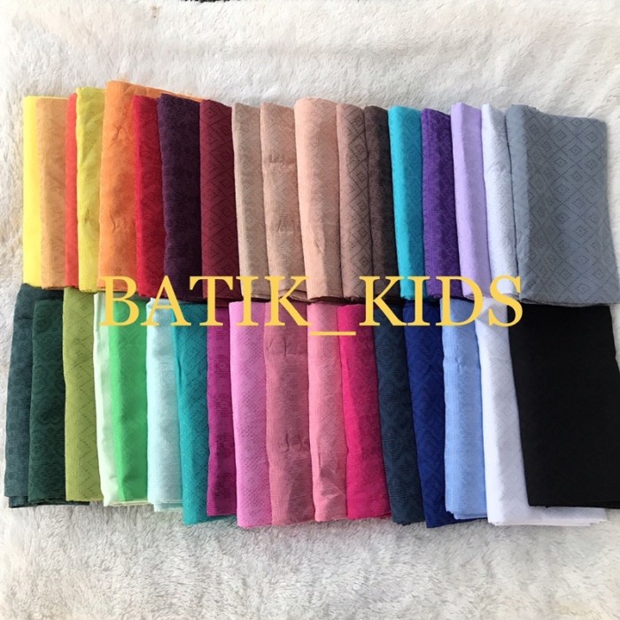 Jual NEW Kain Doby Warna Warni Lengkap Kain Dobi Dobby Dobbi Polos Kain ...