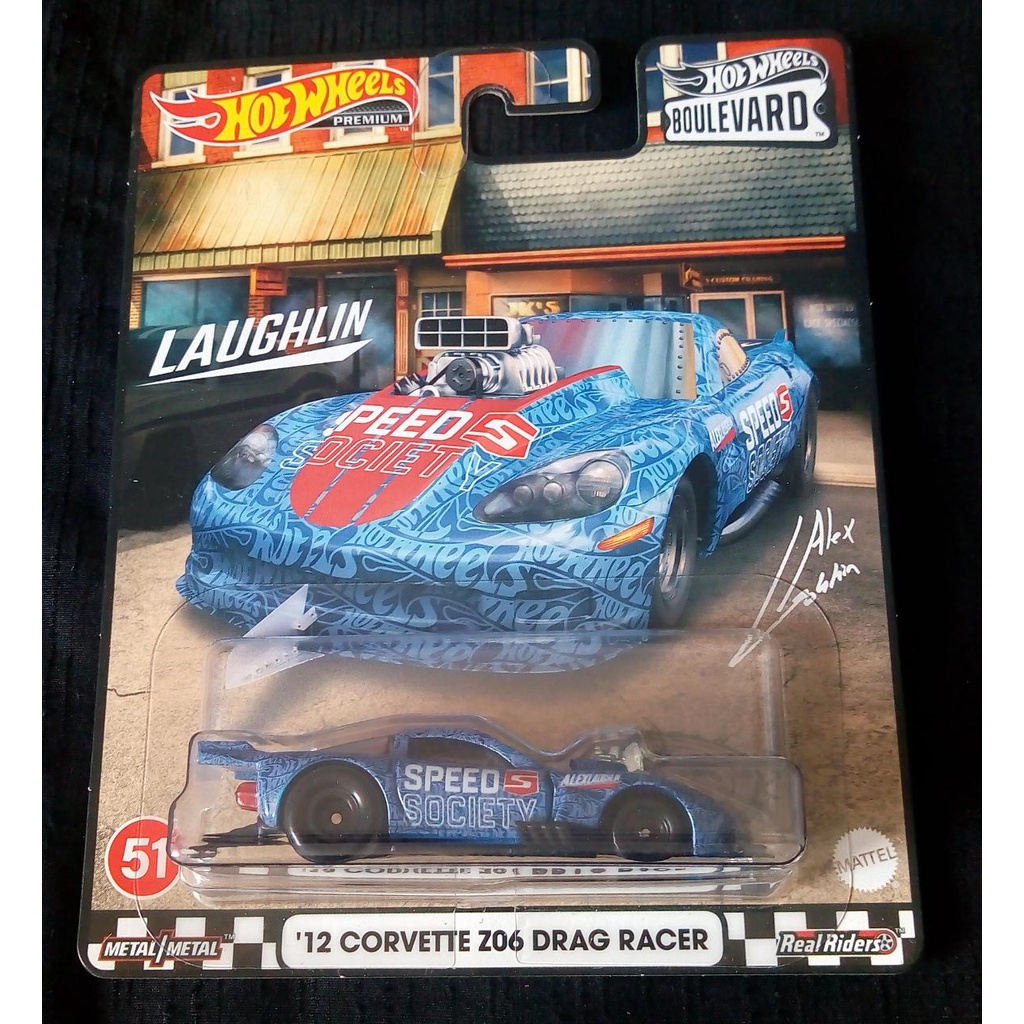 Jual Hot Wheels - 12 Corvette Z06 Drag Racer Boulevard Speed Society Blue | Shopee Indonesia