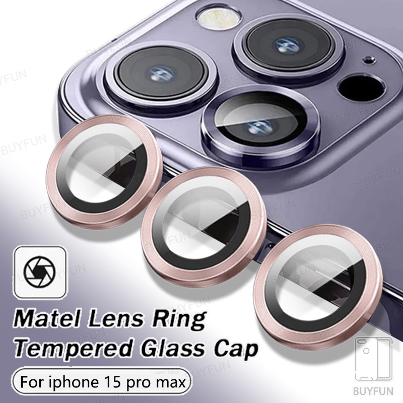 Jual Metal Camera Ring Protector Camera Lens Glass Cap For Iphone 15