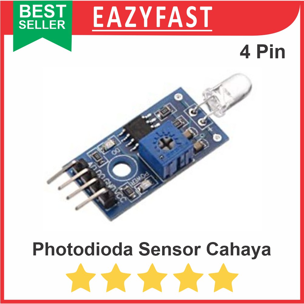 Jual Photo Dioda Diode Light Sensor Cahaya Photodiode Photosensitive ...