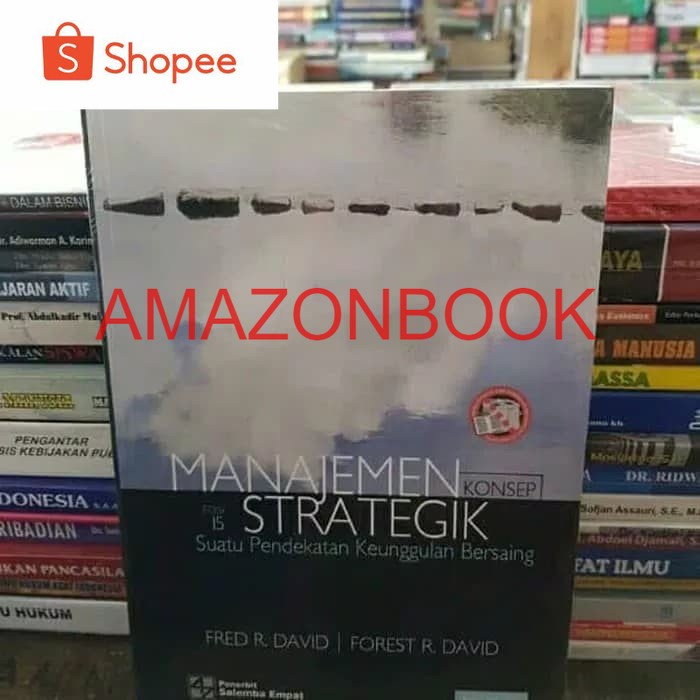 Jual manajemen strategik konsep edisi 15 by f david | Shopee Indonesia