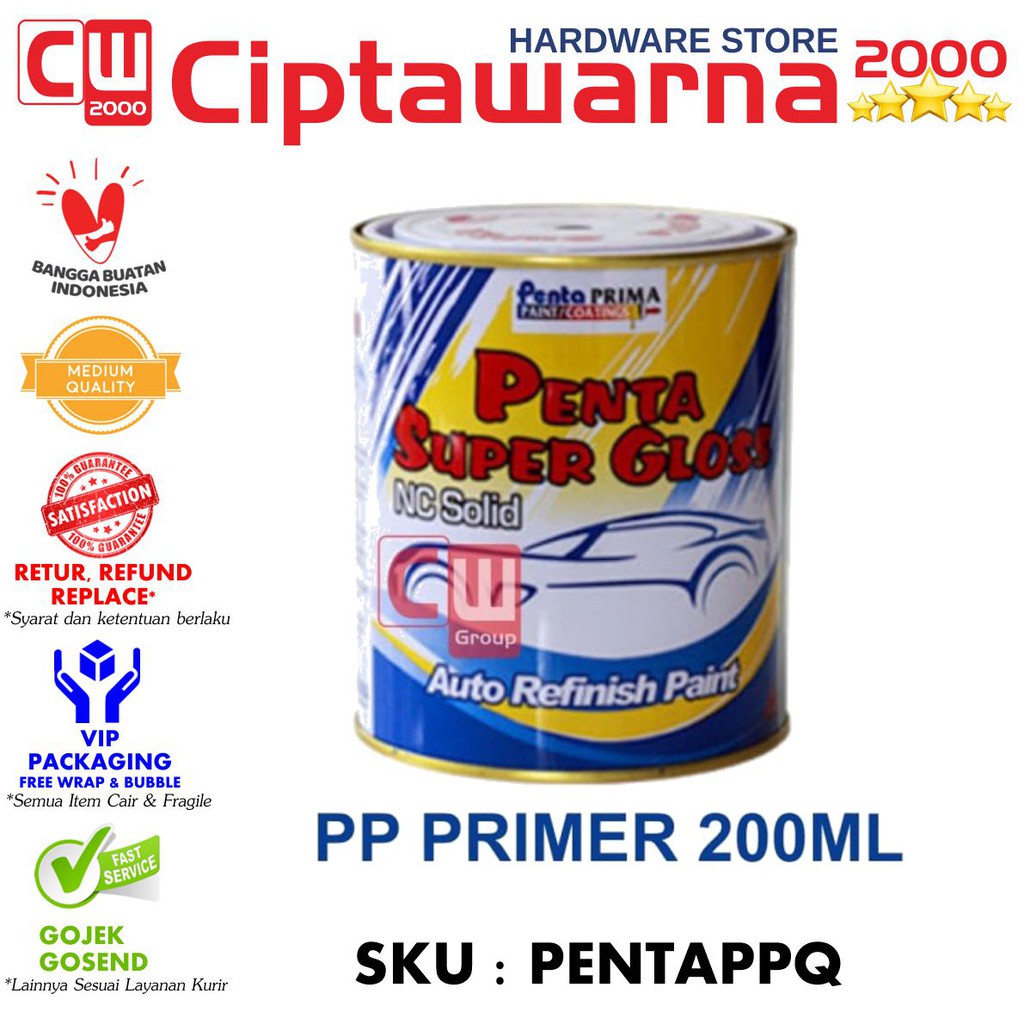 Jual Penta PP Plastic Primer 200 Gram | Shopee Indonesia