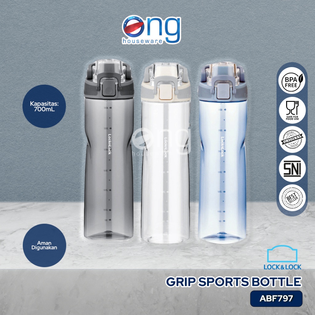 Jual LocknLock Exclusive Botol Minum Grip Sports Bottle Tritan 700ml ...