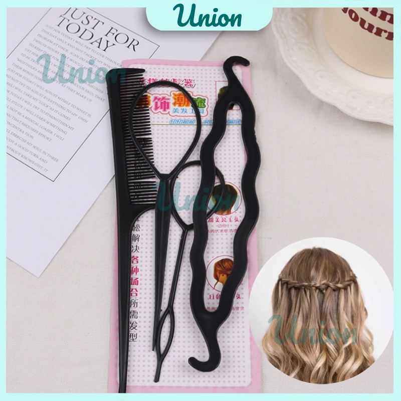 Jual UM Alat Styling Rambut Kepang Twist Braider / 4 In 1 Alat Penata ...