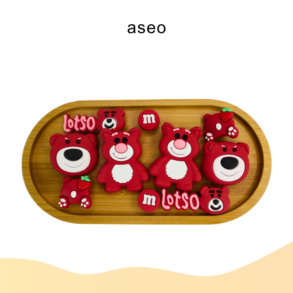 Jual Aseo Jibbitz Aksesoris Pin Baim Spongebob Sinchan Tom Jerry Lotso ...