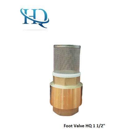 Jual Foot Valve 1 1/2" Brass Merk HQ | Shopee Indonesia