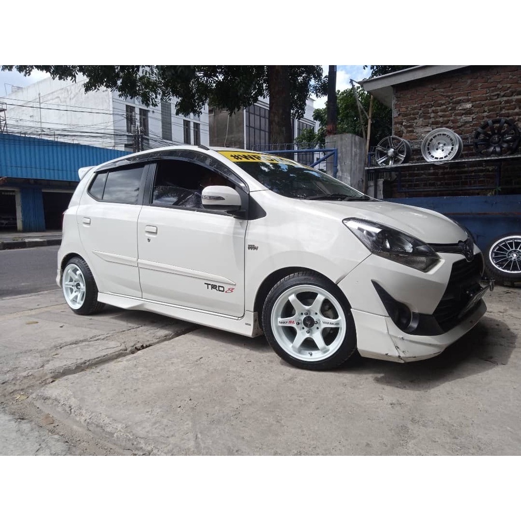 Jual velg racing agya velg TE37 ring 15 pcd 4x100 - 4x114,3 white toko velg mobil bandung ...