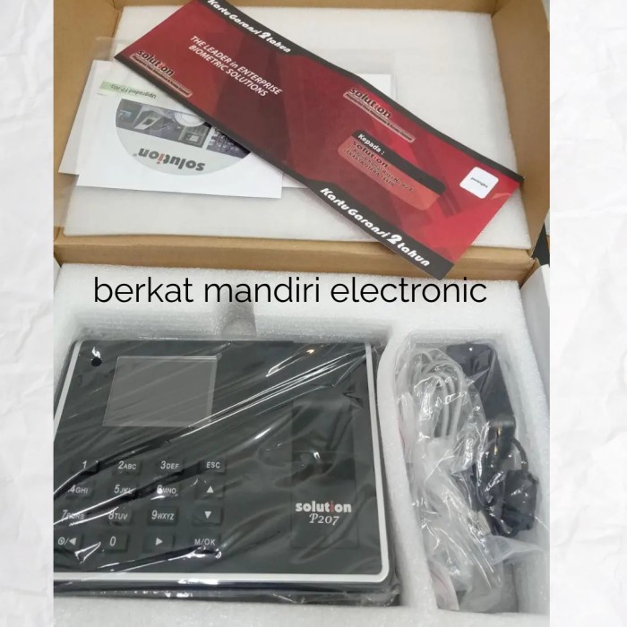 Jual Mesin Absen Fingerprint Solution P207 | Shopee Indonesia