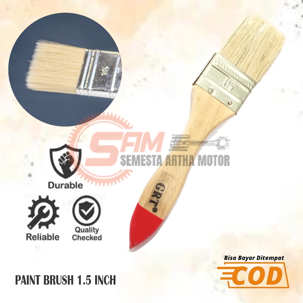 Jual Kuas Cat Paint Brush 1.5 Inch Koas Serba Guna Multi Funsi ...