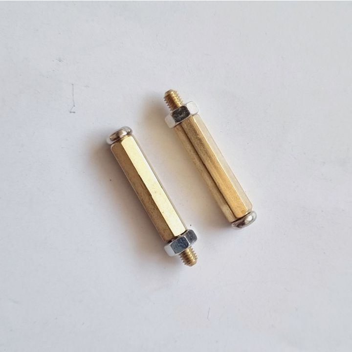 Jual Spacer Kaki Pcb 2cm Spicer Stainless EMAS GOLD Pcb Mur Baut | Shopee Indonesia
