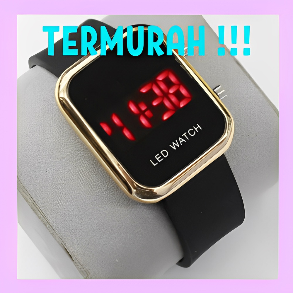 Jual (COD) Jam Tangan LED Digital Wanita Pria: Koleksi Couple Series, Desain Model Korea, dan ...