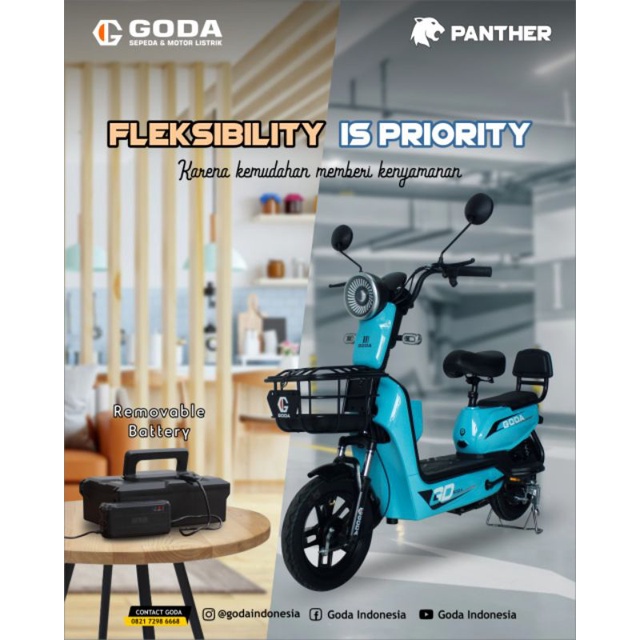 Jual SEPEDA LISTRIK GODA 145 GOLDEN FALCON SPESIAL LCD DISPLAY DAN ...