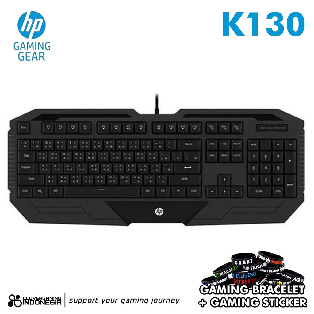 Jual HP K130 Membrane - Gaming Keyboard | Shopee Indonesia