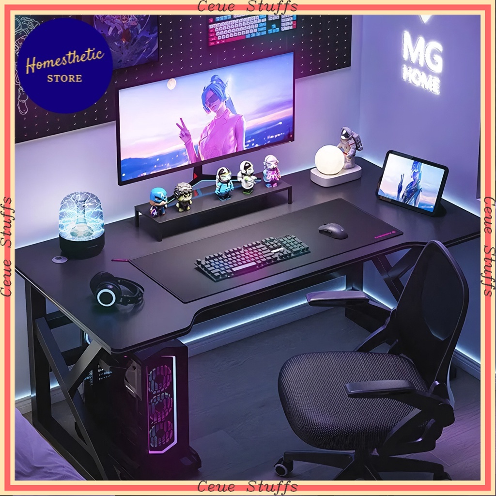Jual PROMO AESTHETIC TERBARU TERMURAH SIMPLE MINIMALIS !! Meja Komputer ...