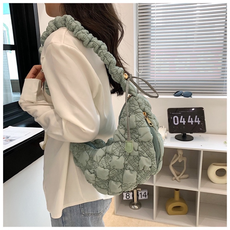 Jual Little Maple - Carlyn Signature Puffy Korean Shoulder Bag / Tas ...
